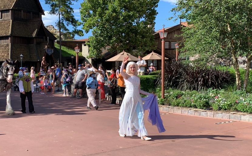 Characters at Epcot - Disney Over 50