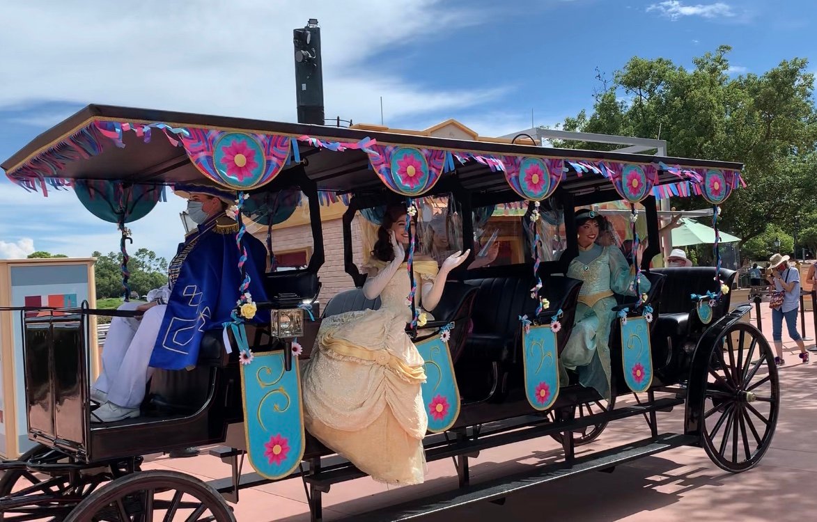 Characters at Epcot - Disney Over 50